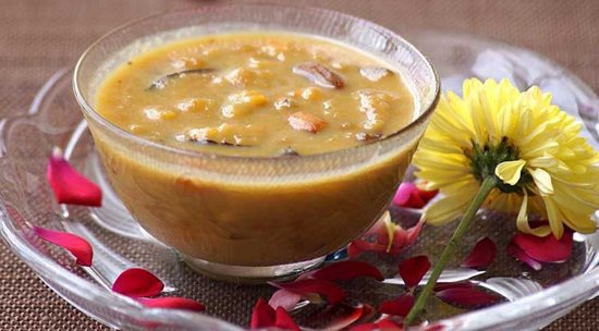 Pesara pappu Payasam | Pesara pappu Payasam
