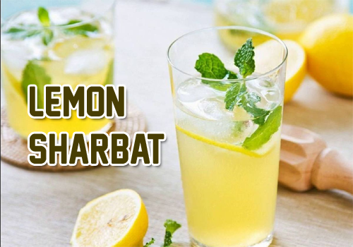 Lemon Sharbat | lemon sharbat | lemon sharbat process | making lemon ...