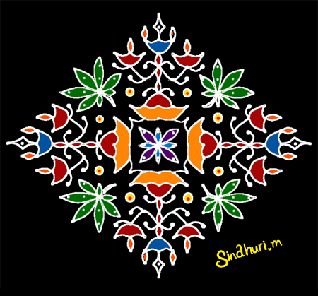 Deepala Muggulu | Latest Rangoli Designs | Telugu Inti Rangavallikalu ...