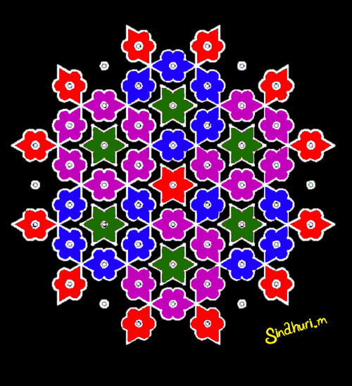 Chukkala Muggulu 2014 | Chukkala Muggulu 2014 | Rangoli Designs With ...