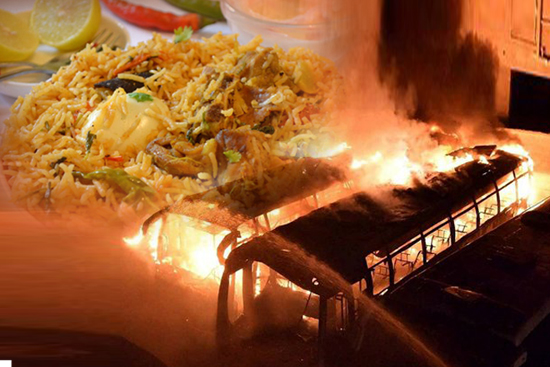 'బిర్యానీ' రుచి మరుగుతోన్న నిరసనకారులు! | cauvery protests| bangalore ...