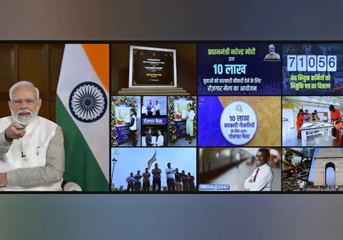 మోడీ ప్రచారయావ.. ఉద్యోగ నియామకాల్లోనూ గెలుపు లెక్కలే.. | modi ...