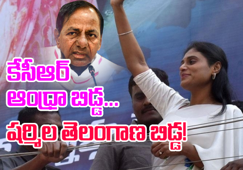 కేసీఆర్ ఆంధ్రా బిడ్డ.. షర్మిల తెలంగాణ బిడ్డ! టీకాంగ్రెస్ నేత సంచలనం ...