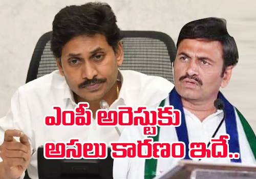 ఎంపీ అరెస్టుకు అసలు కారణం ఇదే.. | why ap cid arrest mp raghurama krishnam raju| ycp mp arrest ...